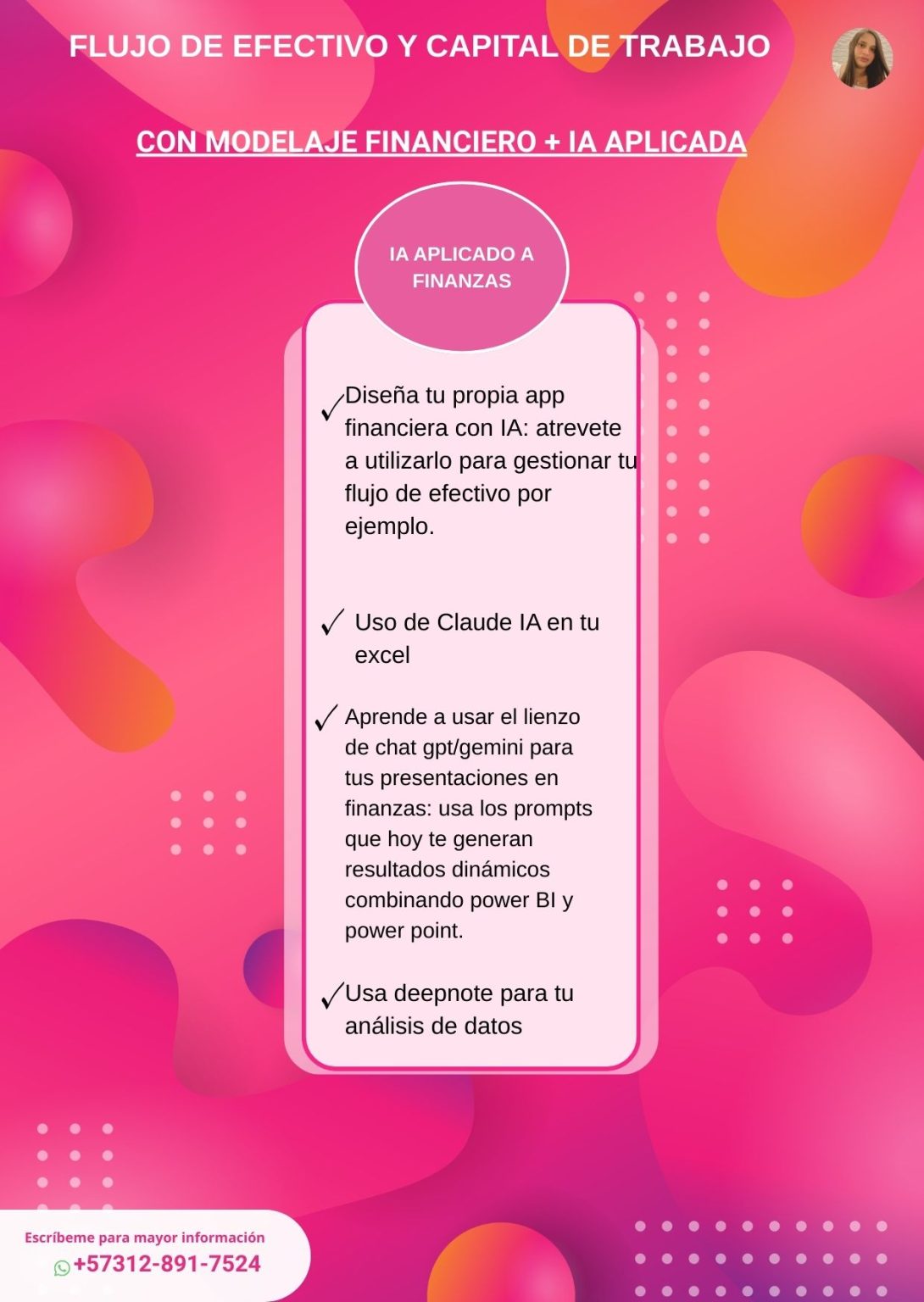 TALLER VIRTUAL EN VIVO especializado en FLUJO DE EFECTIVO, CAPITAL DE ...